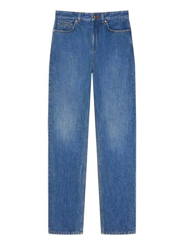 Givenchy Straight Fit Jeans - Medium Blue