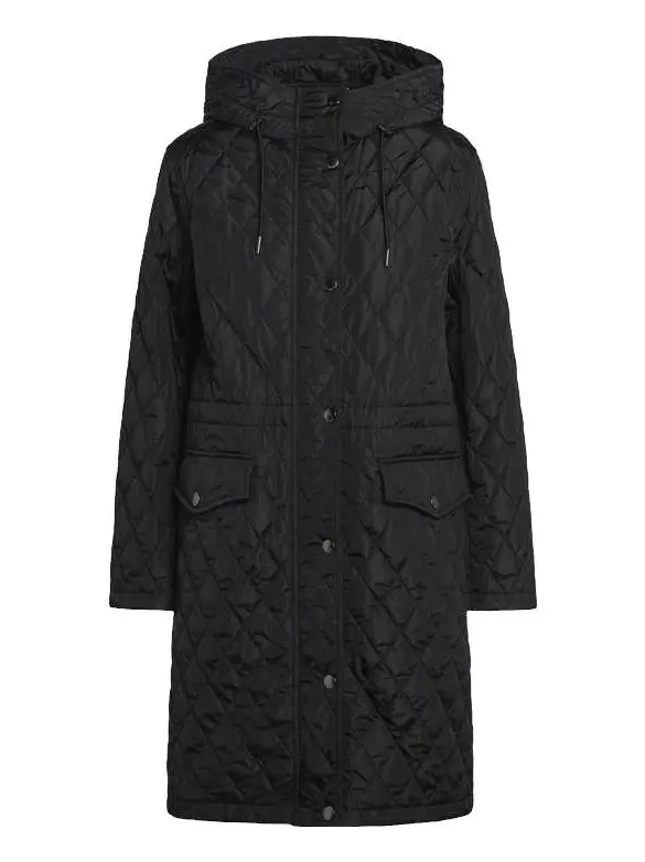 Burberry Quilted Nylon Coat - Black