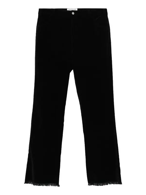 MIDNIGHT RODEO Bootcut Trousers - Black
