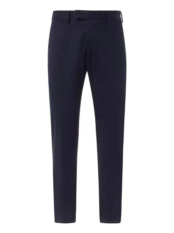 TOM FORD Cotton Straight Trousers - Blue