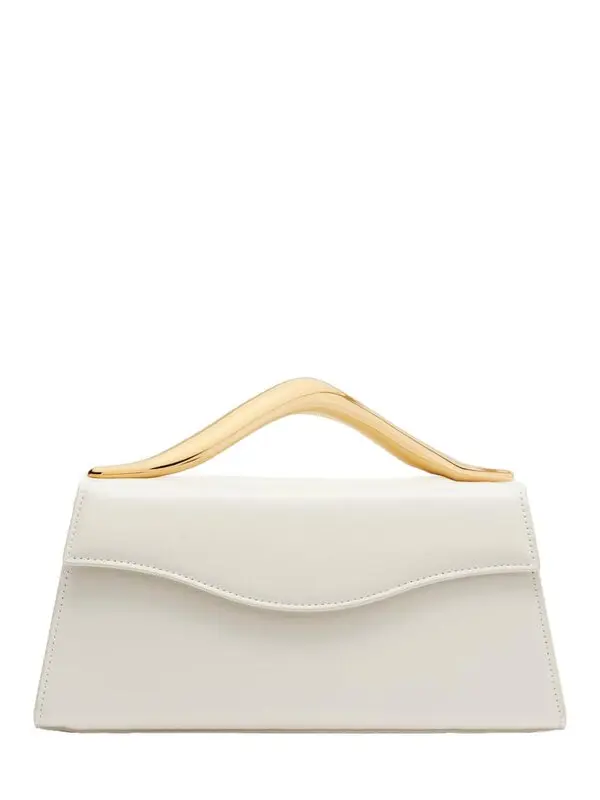 Elie Saab Petit Wave Top-handle Bag - White
