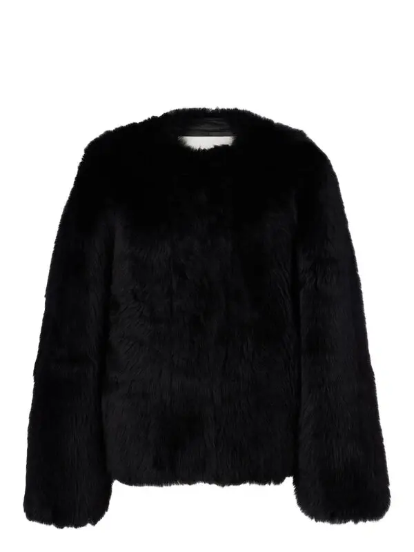 JOSEPH Gomez Shearling Jacket - Black