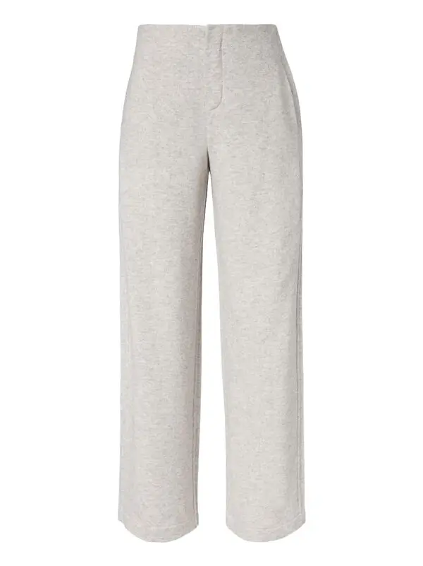 Max Mara Laude Cashmere And Wool Sweatpants - Grey
