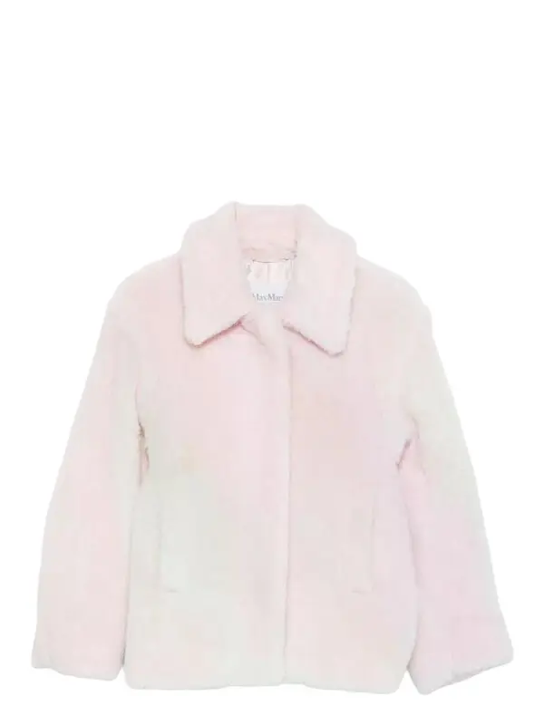 Max Mara Collared Coat - Pink