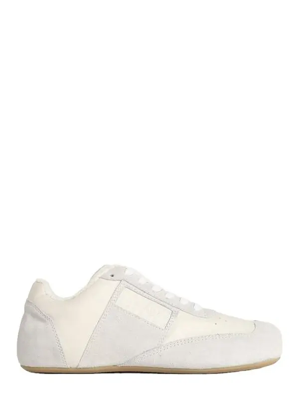 MAISON MARGIELA Anatomic Nappa Leather And Suede Sneakers - White