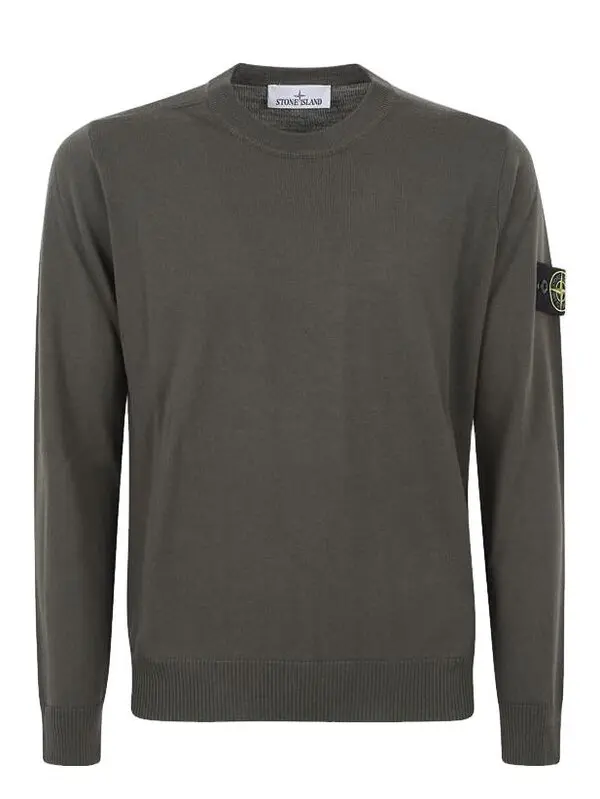 Stone Island Crew Neck - Military Green