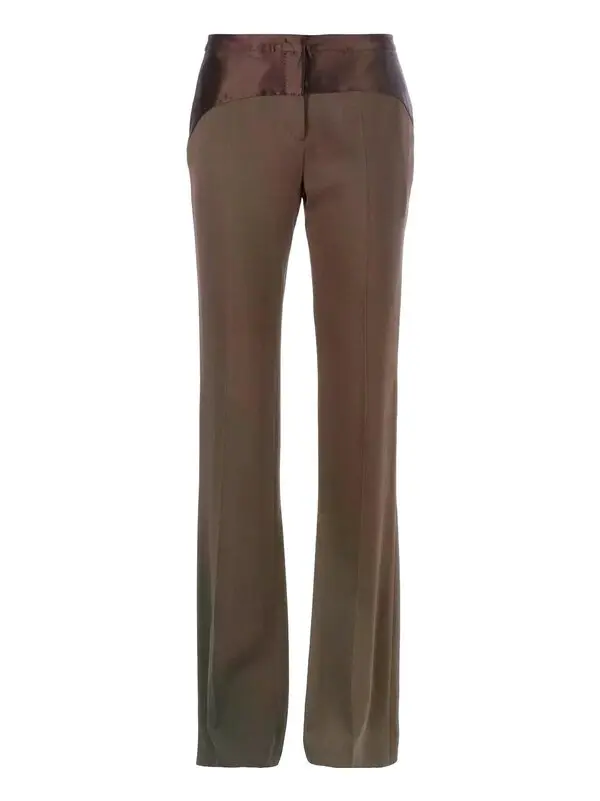 Giles Flared Trousers - Brown