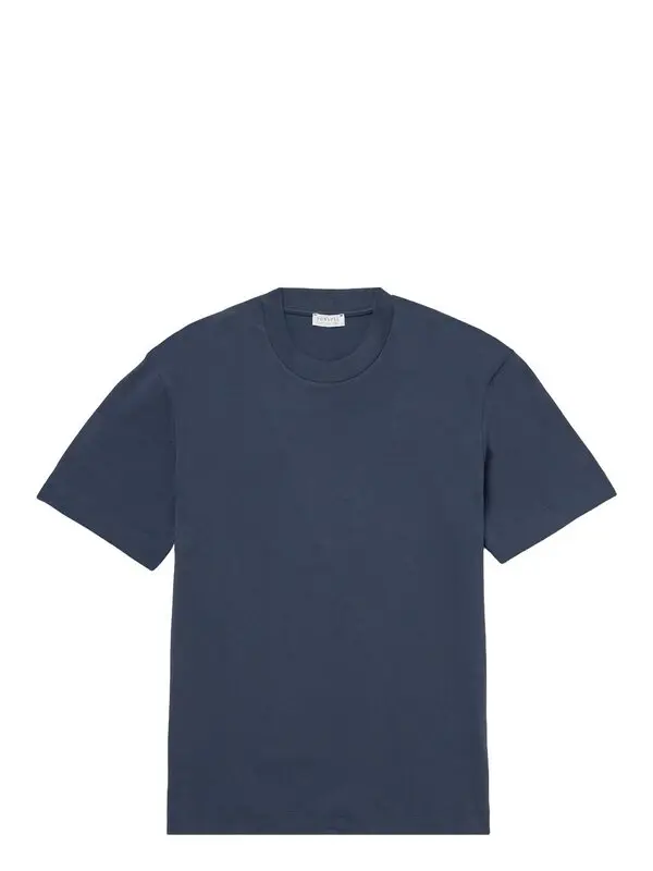 Sunspel Supima Cotton-jersey T-shirt - Blue