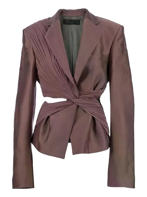 HAIDER ACKERMANN Twist-detailed Jacket - Pink