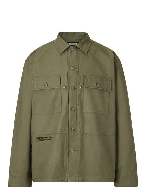 NEIGHBORHOOD Fatigue Cotton Shirt - Green