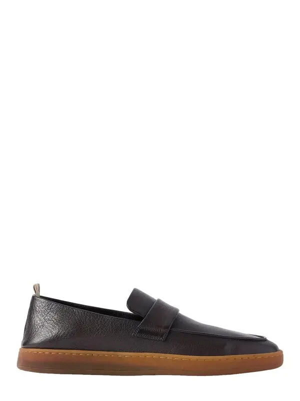 Officine Creative Herbie 001 Deerskin Loafers - Brown