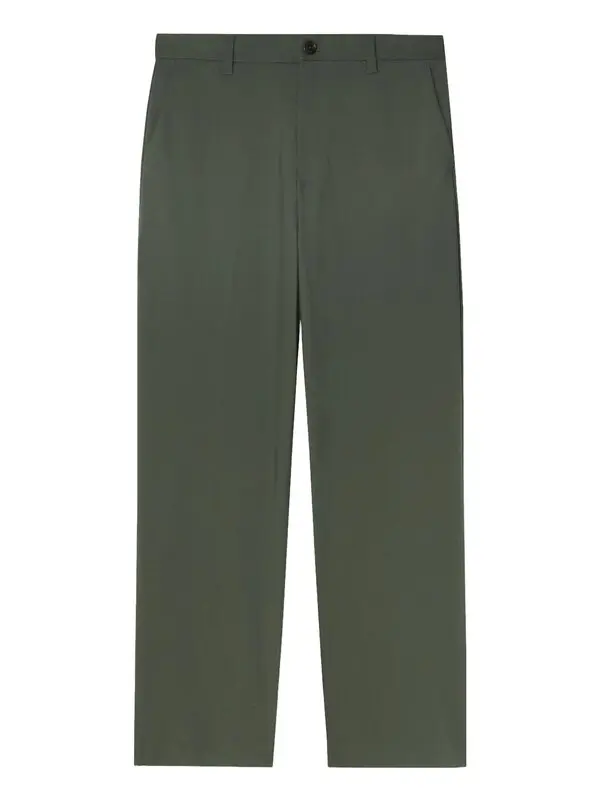 Nn07 Paw 1089 Straight-leg Trousers - Green