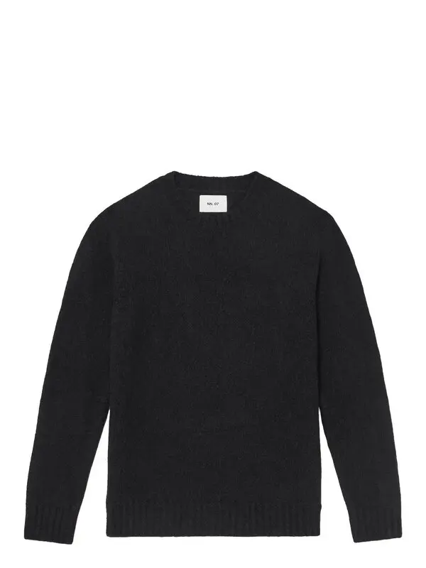 Nn07 Lee 6598 Merino Wool-blend Sweater - Black