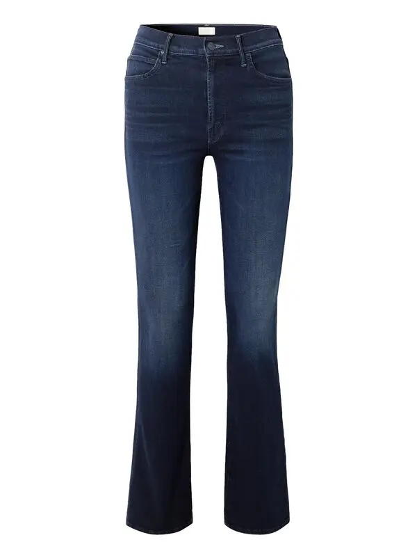 MOTHER The Smokin Skimp High-rise Bootcut Jeans - Blue