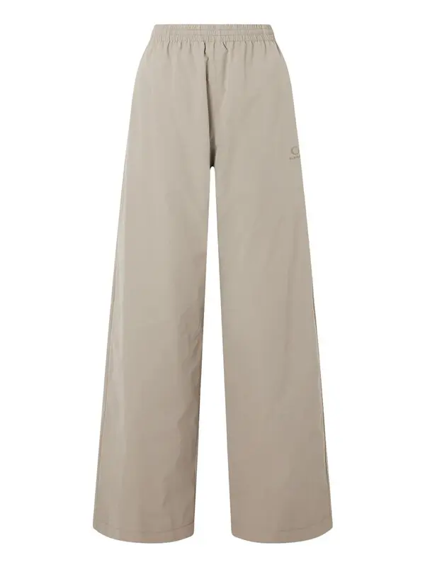 Balenciaga Embroidered Shell Track Pants - Neutrals