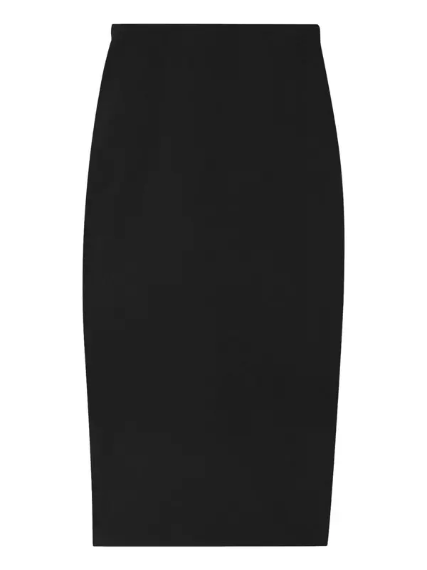 Max Mara Brandy Jersey Midi Skirt - Black