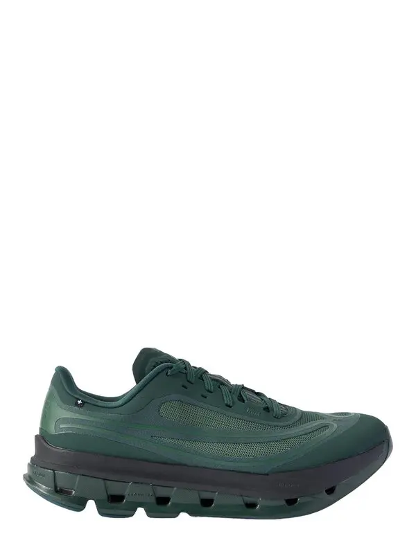 On Cloudflow 5 Rubber-trimmed Mesh Sneakers - Green