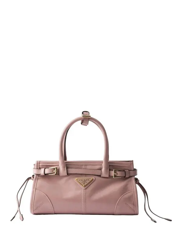 Prada Bonnie Leather Mini Handbag - Lily-of-the-valley
