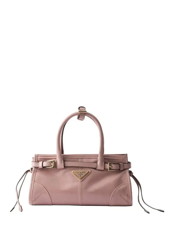 Prada Leather Mini Handbag - Pink