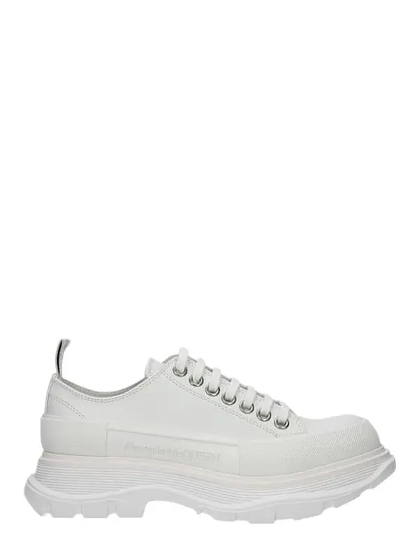 Alexander McQueen Tread Slick Low Top Sneakers - White