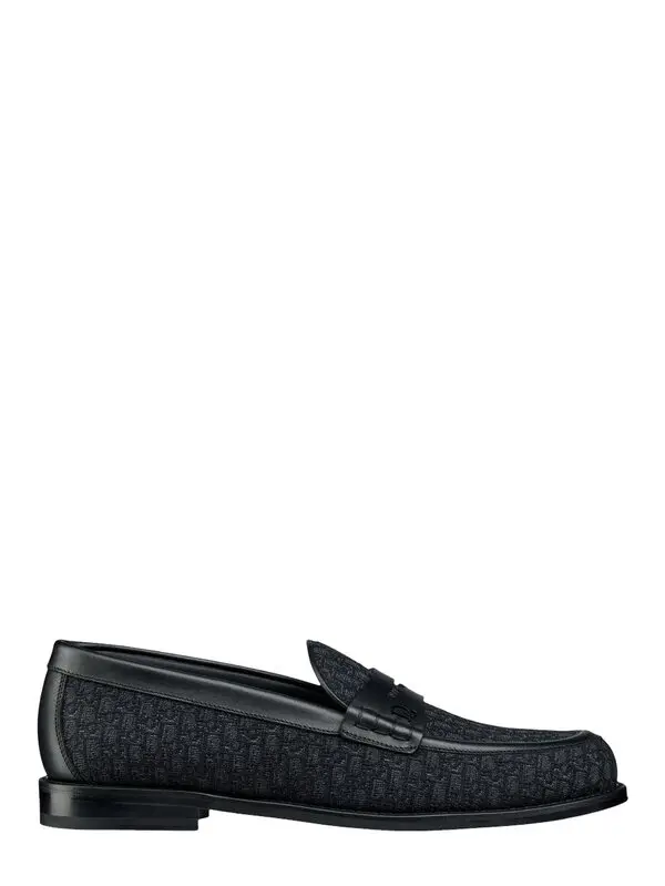 Dior Granville Loafer Oblique - Black