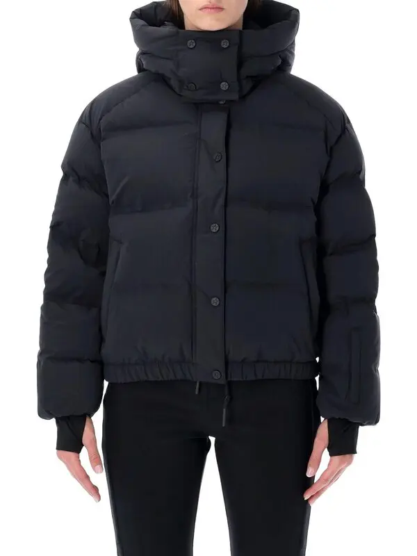 Perfect Moment Puffer Jacket With Hood - Black