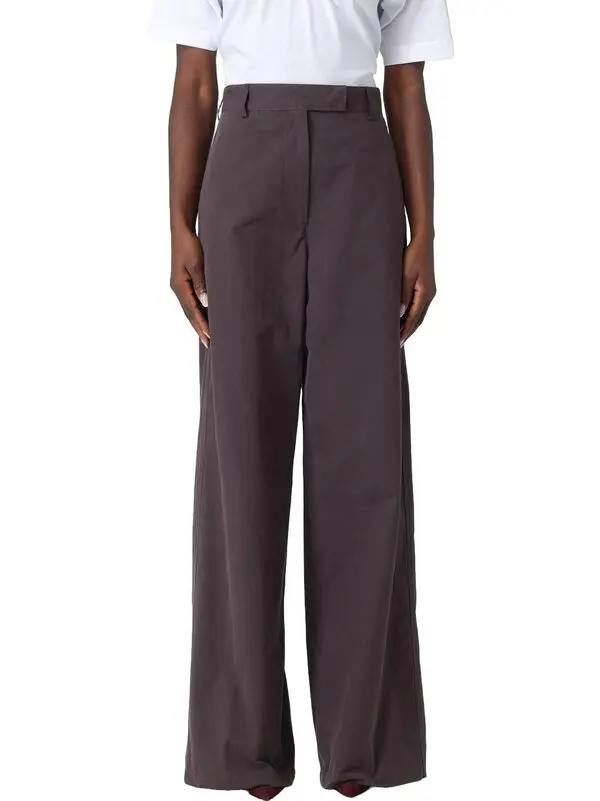 Dries Van Noten Wide Leg Pants - Brown