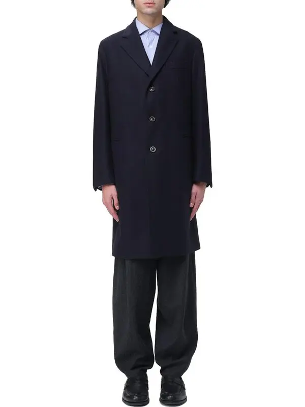 Boglioli Tailored Overcoat - Blue