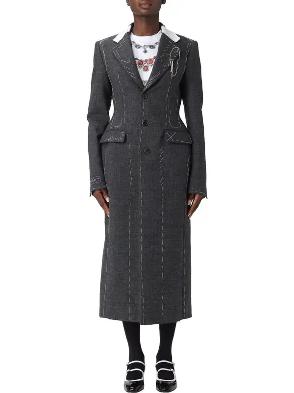 Moschino Tailored Long Coat - Grey
