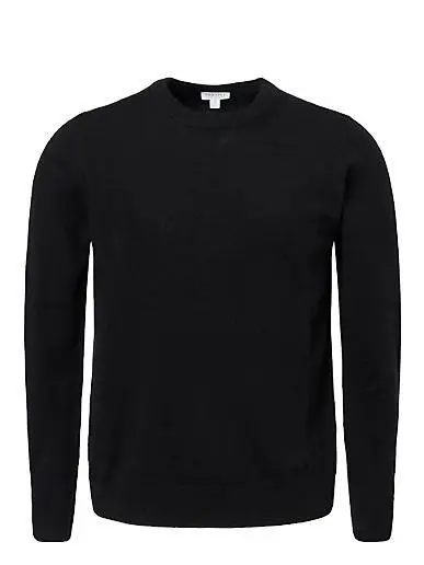 Sunspel Regular-fit Cashmere Jumper - Black