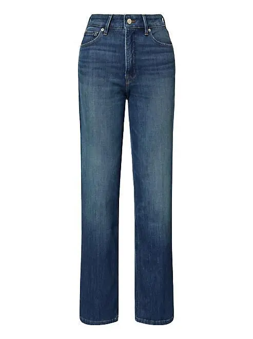Good American True Straight-leg Denim Jeans - Indigo1147