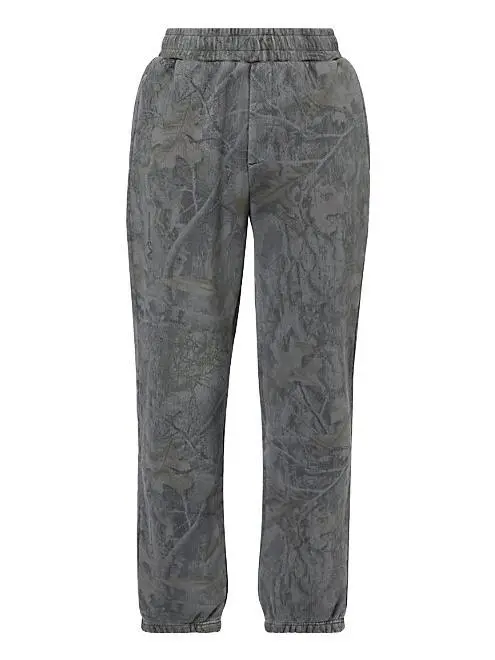COLE BUXTON Realtree Wed Cotton-jersey Jogging Bottoms - Ash
