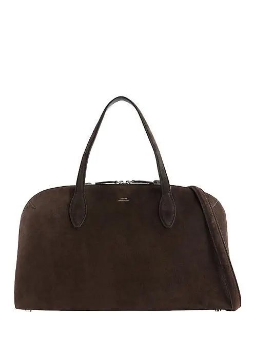 TOTEME Day Medium Suede Tote Bag - Brown