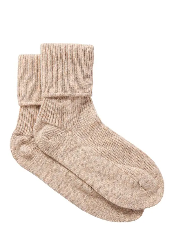 johnstons of elgin - Ribbed Cashmere Socks