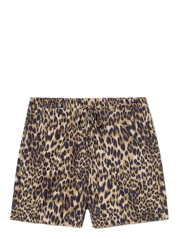 NILI LOTAN Frances Short - Vintage Leopard Print