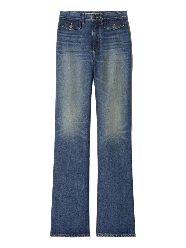 NILI LOTAN Edira Flare Leg Jeans - Simon Wash