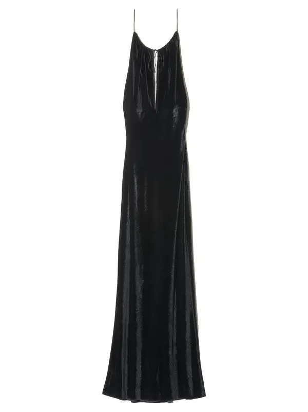 NILI LOTAN Maxime Velvet Gown - Black