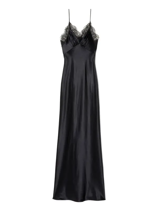 NILI LOTAN Sylas Silk Dress - Black