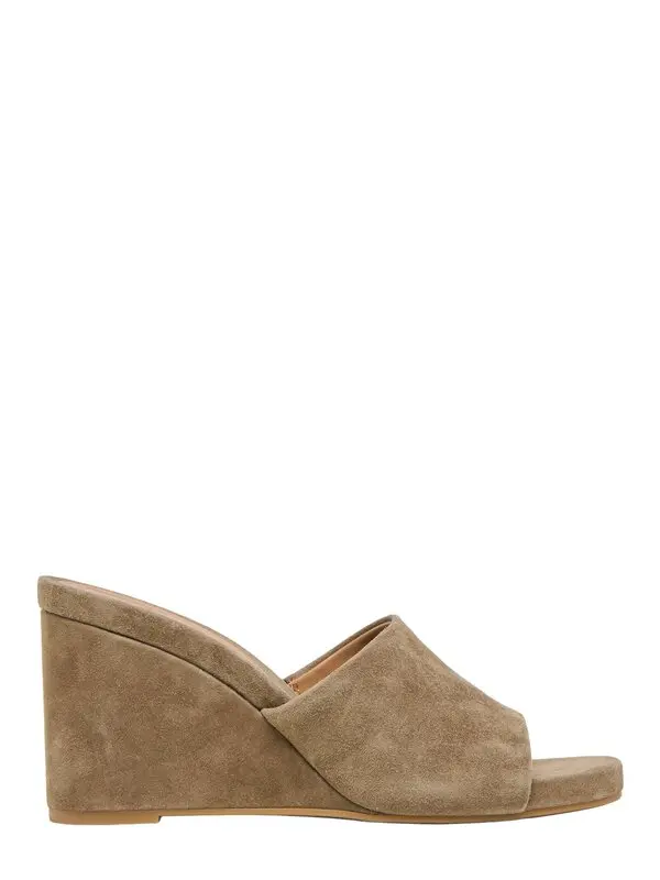 DOLCEVITA Holta Suede Wedges - Olive Suede