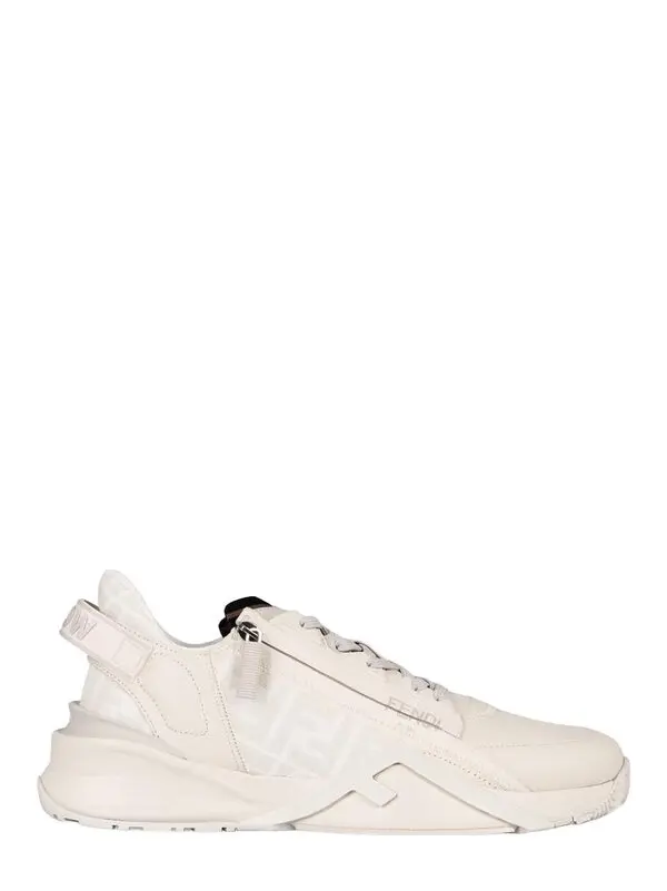 Fendi Low-top Flow Sneakers - White