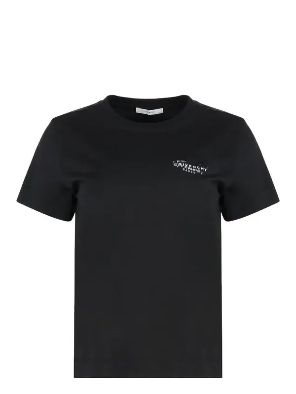 Givenchy Cotton T-shirt With Print - Black