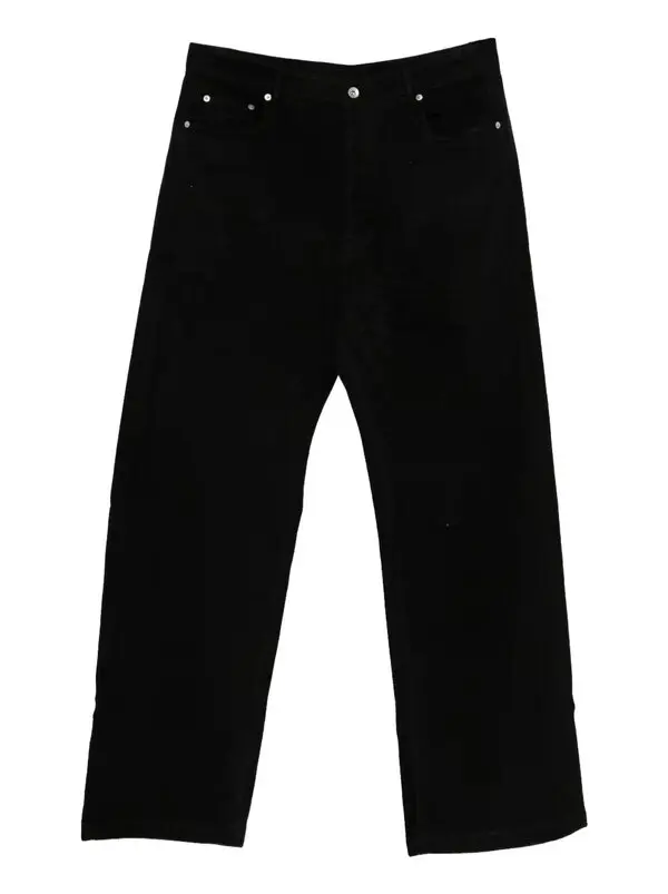 Rick Owens Cotton Trousers - Black