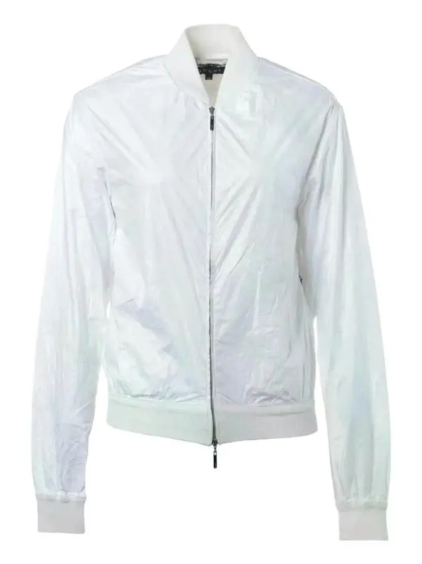 Gucci 1990-2010s Zip-up Bomber Jacket - White