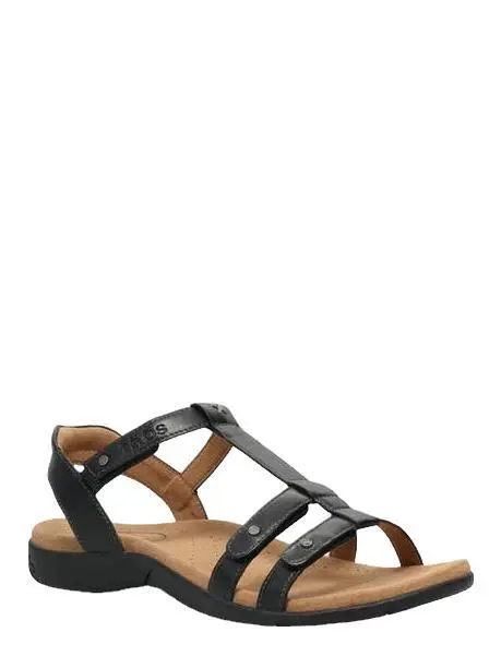 TAOS Trophy 2 Sandal - Black Leather
