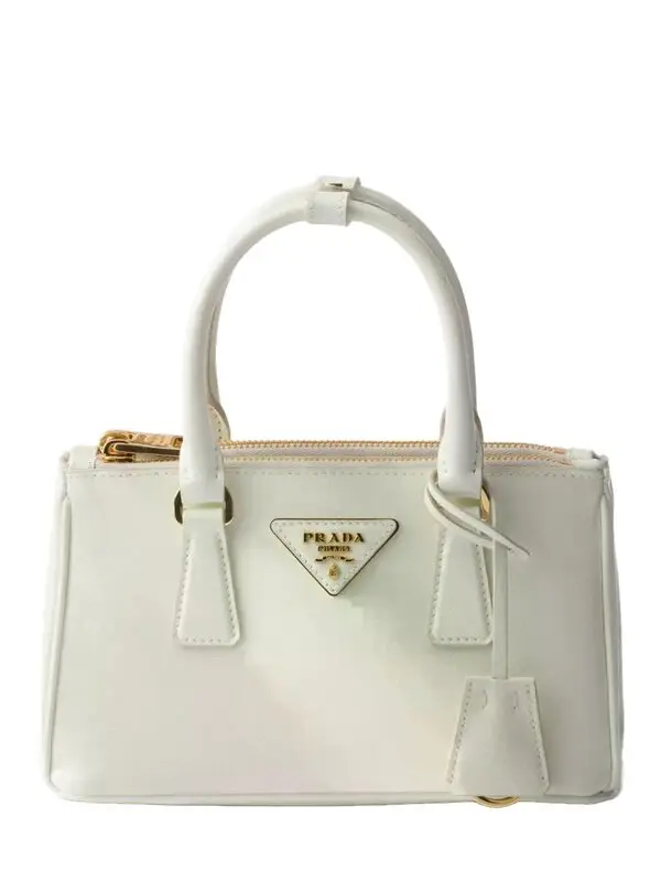 Prada Mini Galleria Leather Tote - White