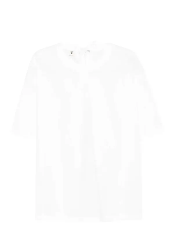 THE GARMENT Tie-neck T-shirt - White