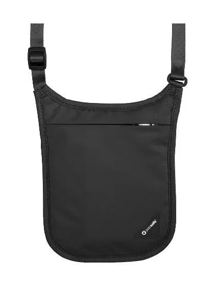 PACSAFE Rfid Blocking Neck Pouch - Black