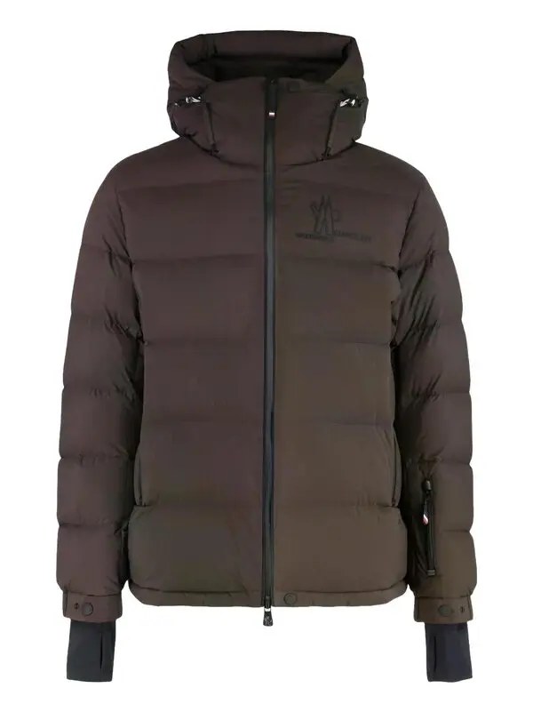 Moncler Isorno Hooded Ski Jacket - Brown