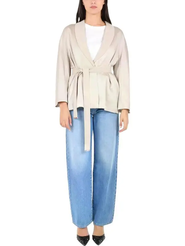 Herno Belted Jacket - Neutrals