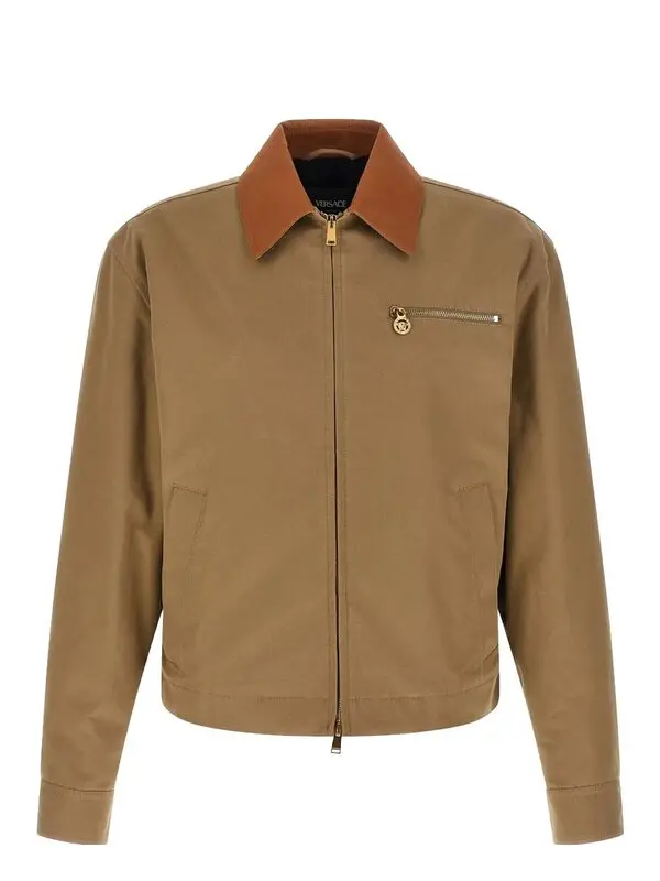Versace Canvas Jacket - Beige